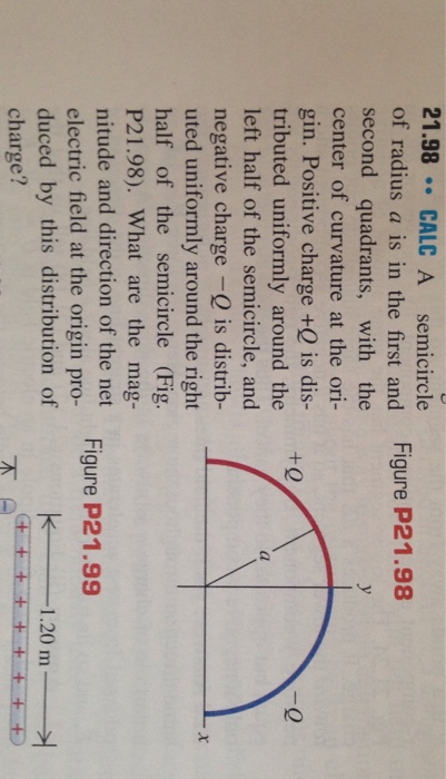 Solved: A Semicircle Of Radius A Is In The First And Secon... | Chegg.com