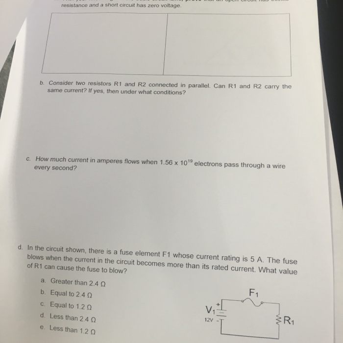 Solved Consider two resistors R1 and R2 connected in | Chegg.com