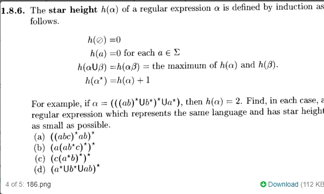 Solved 1.8.2. Rewrite each of these regular expressions as a | Chegg.com
