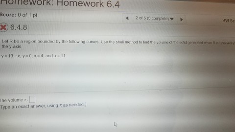 Solved Let R be a region bounded by the following curves Use | Chegg.com