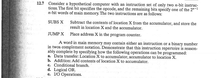 Solved Consider a hypothetical computer with an instruction | Chegg.com