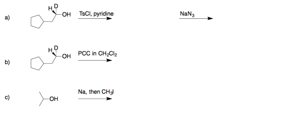 Solved Predict the missing reagents or product(s) of the | Chegg.com