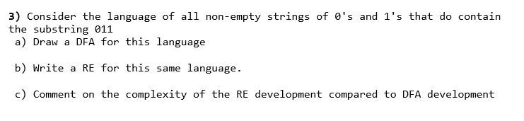 Solved Consider the language of all non-empty strings of 0's | Chegg.com