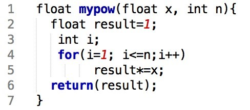 Solved Following function mypow() computes the nth power of | Chegg.com