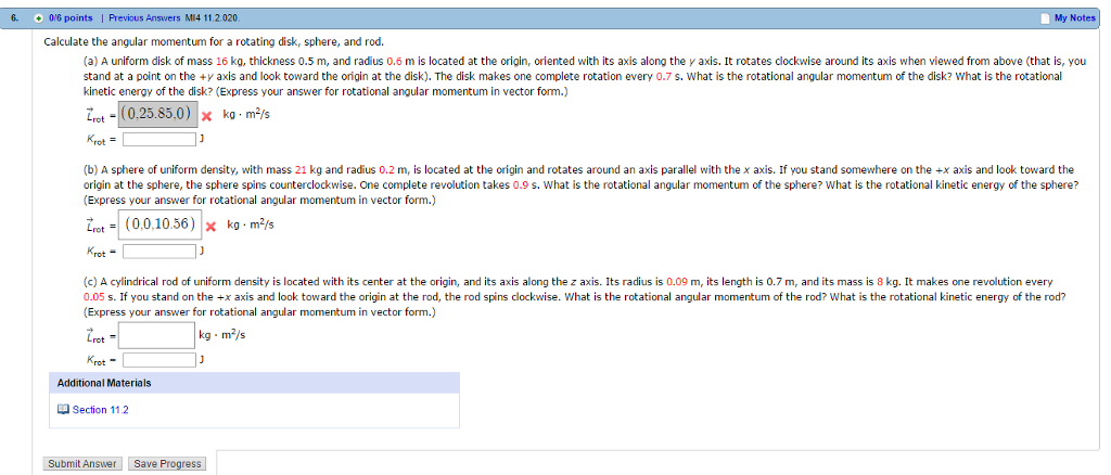 Solved Calculate the angular momentum for a rotating disk, | Chegg.com