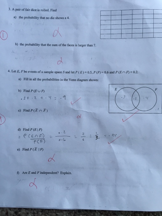 Solved A pair of fair dice is rolled. Find the probability | Chegg.com
