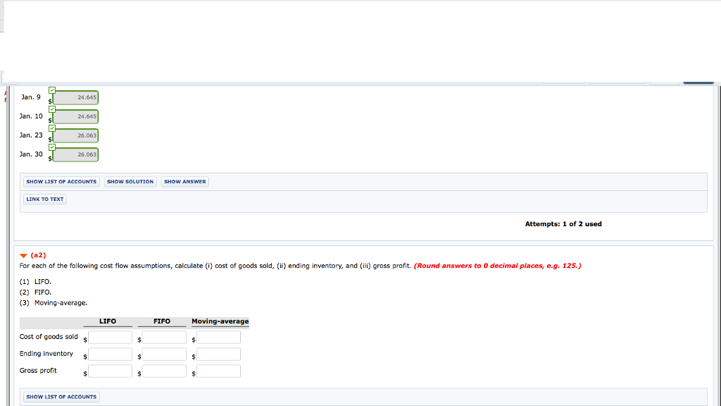 Solved Problem 6-8A (Part Level Submission) Coronado | Chegg.com