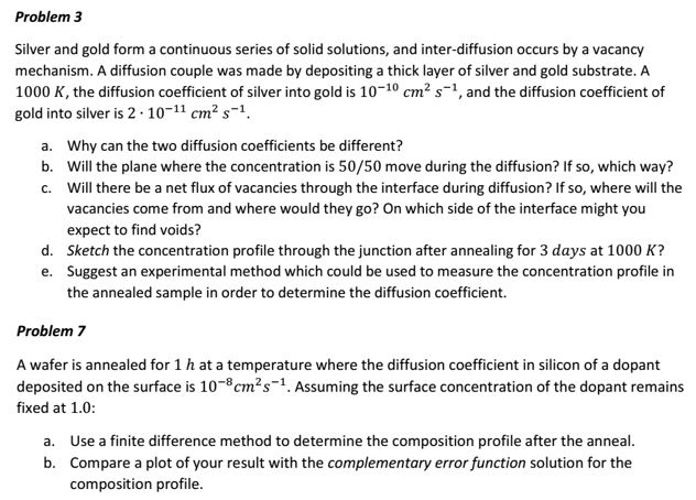 Problem 3 Silver and gold form a continuous series of | Chegg.com