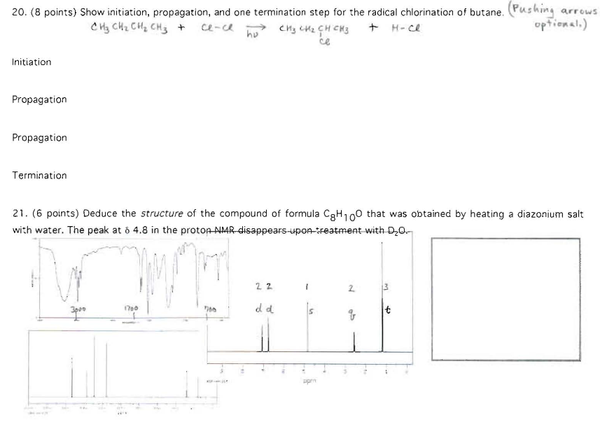 Solved Show initiation, propagation, and one termination | Chegg.com