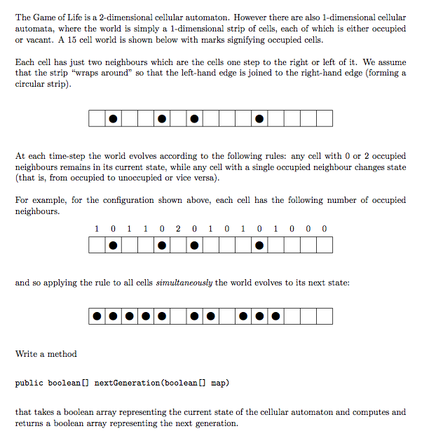 Solved The Game of Life is a 2-dimensional cellular | Chegg.com