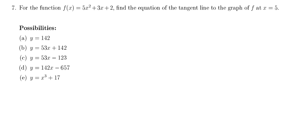 Solved For the function f(x) = 5x^2 + 3x + 2, find the | Chegg.com