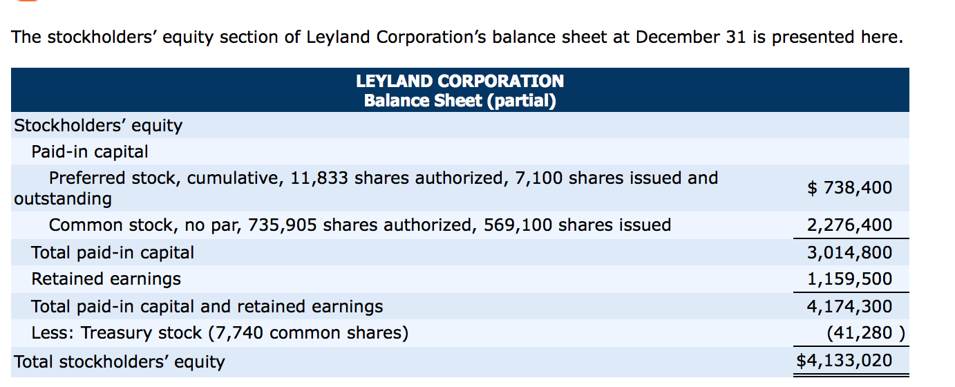 Solved (b) Assuming there is a stated value, what is the | Chegg.com
