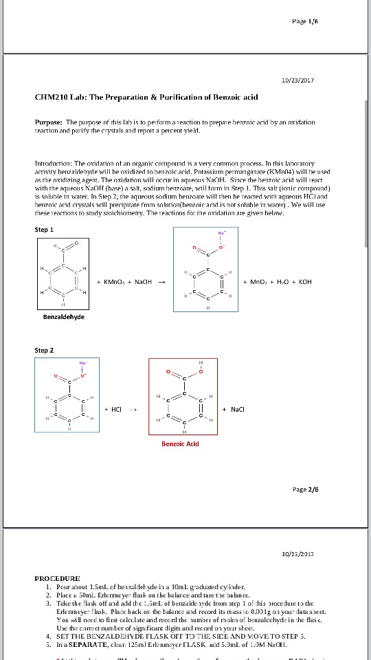 Solved 1. Calculate the molar masses of benzaldehyde, | Chegg.com