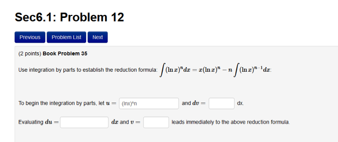 Solved Sec6.1: Problem 12 Previous Problem List Next (2 | Chegg.com