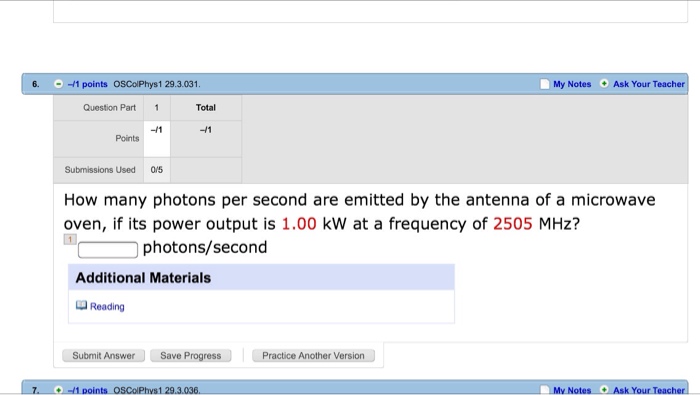 Solved How many photons per second are emitted by the | Chegg.com