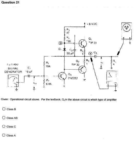 Solved Given: Operational circuit above. Per the textbook, | Chegg.com