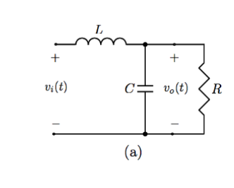 Solved RLC Low-Pass filter. Consider the electric circuit | Chegg.com