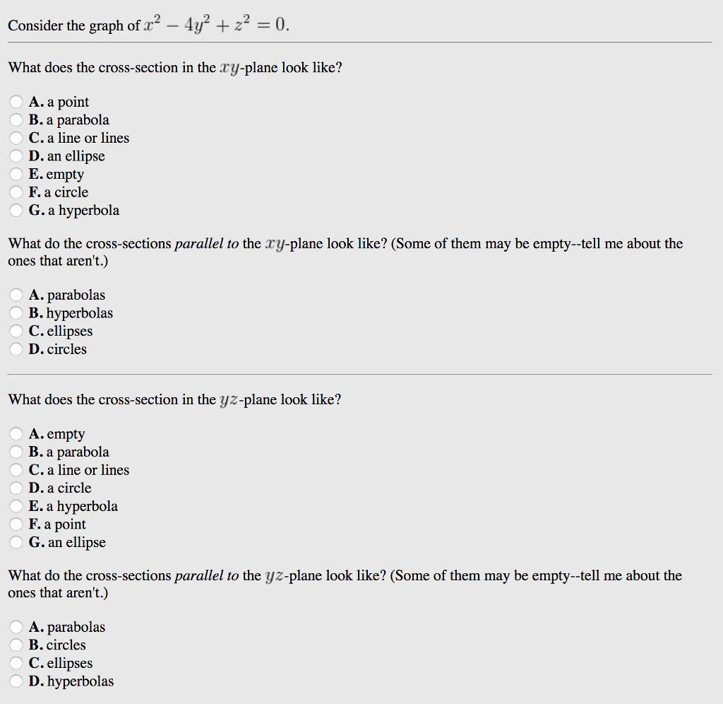 Solved Consider the graph of r2 4y2 22 0. What does the | Chegg.com