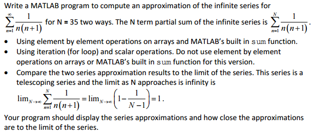Solved Write A Matlab Program To Compute An Approximation Of 9017