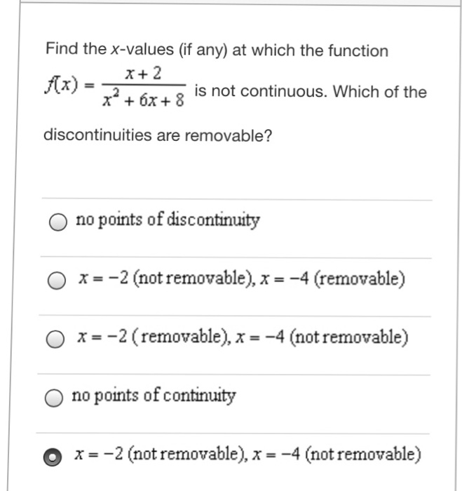 Solved Find the x - values (if any) at which the function | Chegg.com