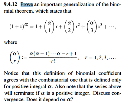 Solved Prove an important generalization of the binomial | Chegg.com
