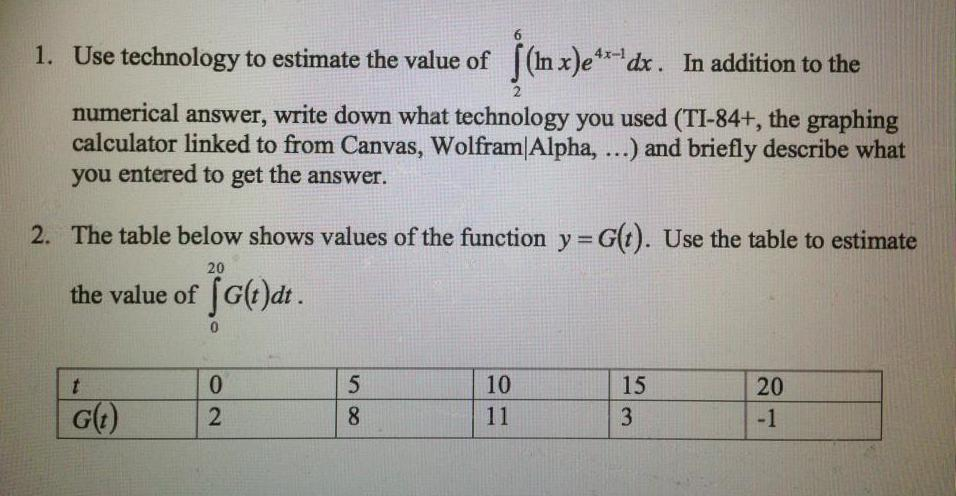 INTEGRAL business calculus. i need good explanation | Chegg.com