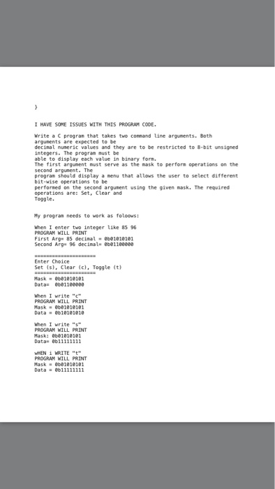 Solved include «stdio.h void displaymenu(void) printf(" | Chegg.com