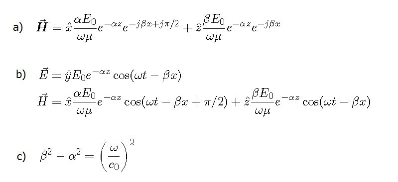 Solved Problem description A time-harmonic electromagnetic | Chegg.com