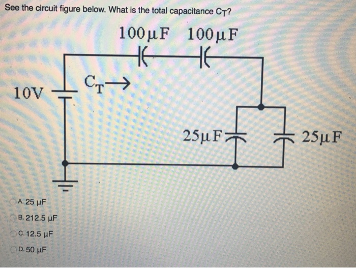 Solved See the circuit figure below. What is the total | Chegg.com