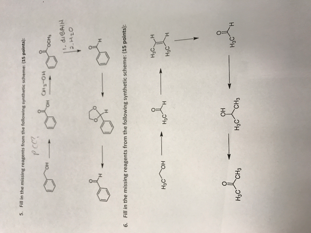 Solved Fill in the missing reagents from the following | Chegg.com Solved Fill in the missing reagents from the following | Chegg.com