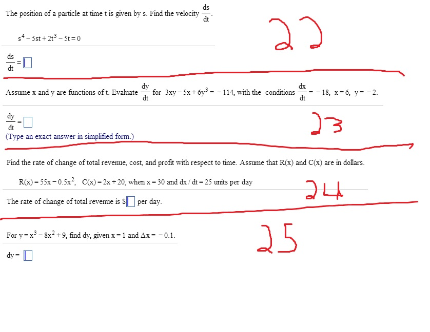 The Position Of A Particle At Time T Is Given By S