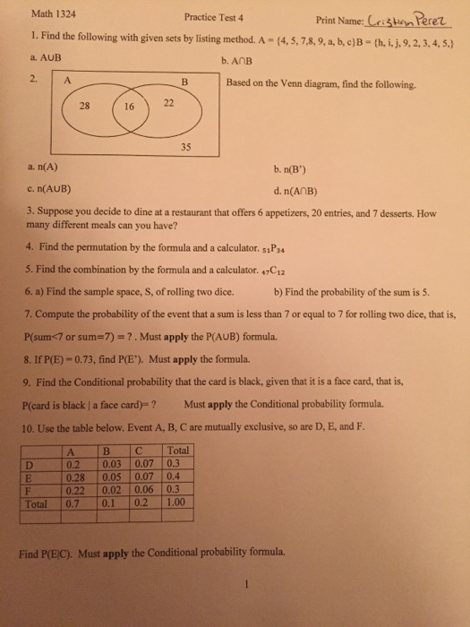 Solved Find the following given sets by listing method. A = | Chegg.com