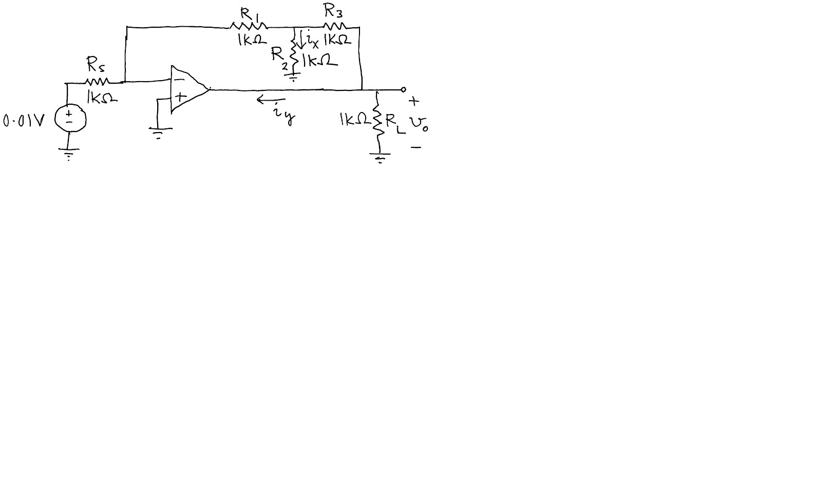 Solved Determine ix and iy. The op amp is ideal. | Chegg.com Solved Determine ix and iy. The op amp is ideal. | Chegg.com