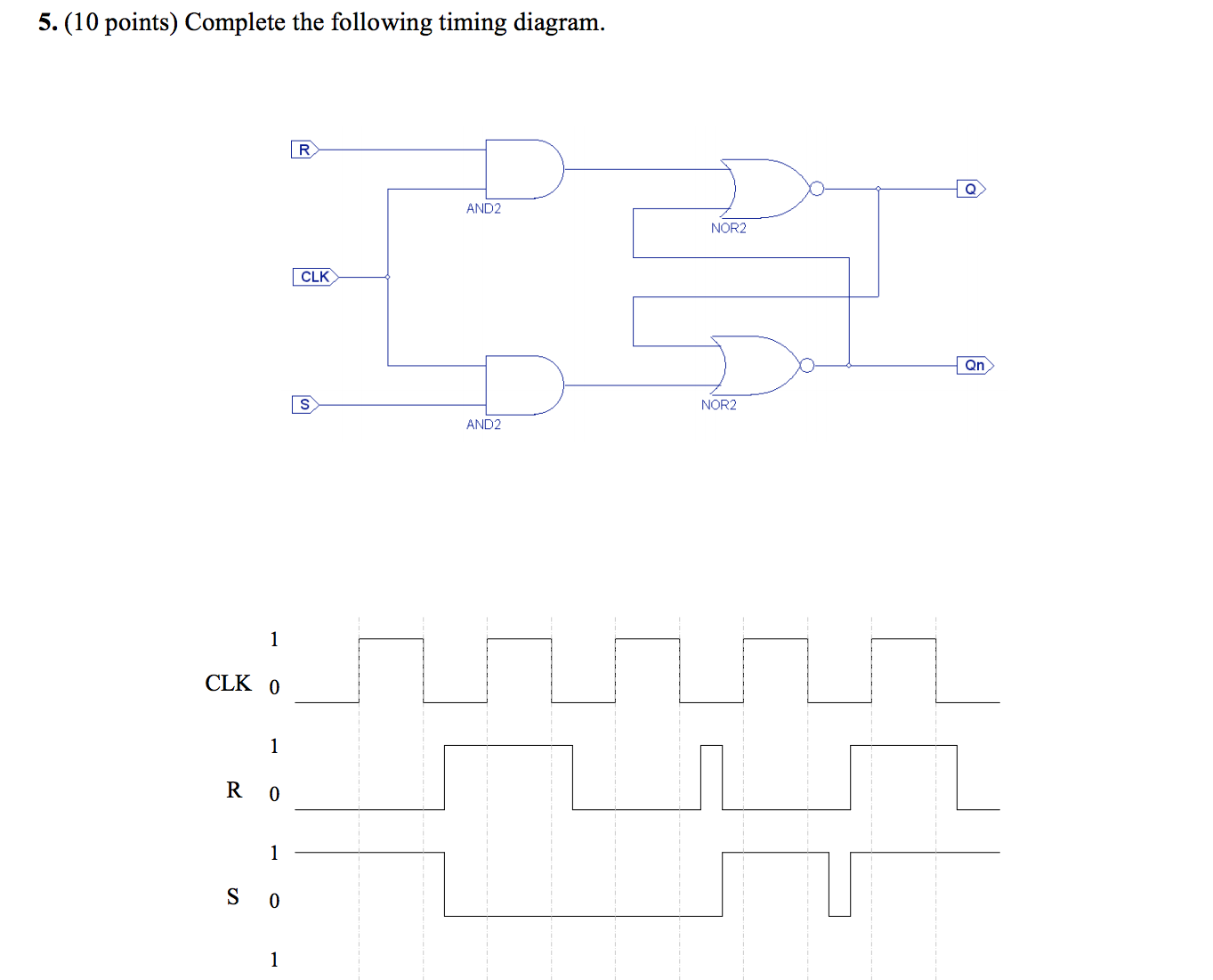5. (15 points) Design a comparator logic circuit that | Chegg.com