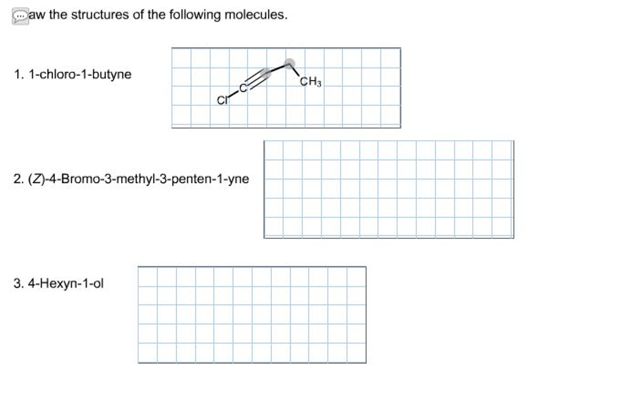 Solved Draw The Structures Of The Following Molecules