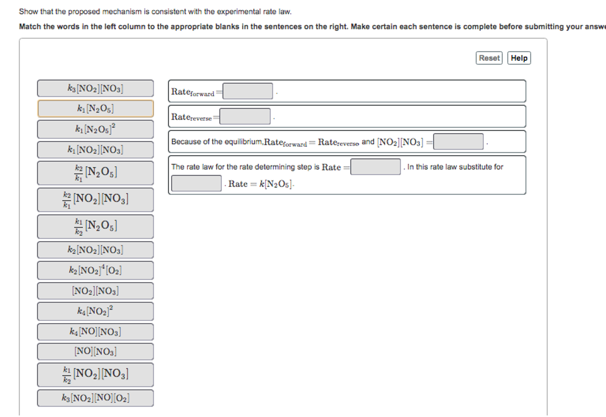Solved The following mechanism has been proposed for the | Chegg.com