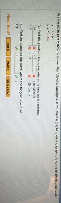 Solved Use the given parameters to answer the following | Chegg.com