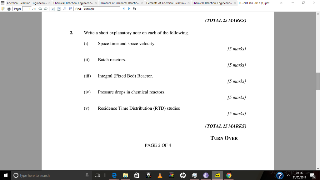 Solved Write a short explanatory note on each of the | Chegg.com