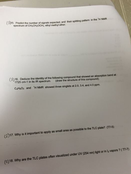 Solved Predict the number of signals expected, and their | Chegg.com