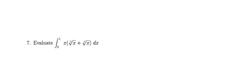 Solved Evaluate integral^1_0 x(3 squareroot x + 4 squareroot | Chegg.com