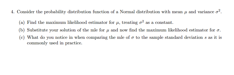 Solved Consider the probability distribution function of a | Chegg.com