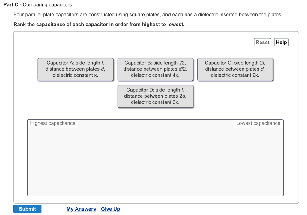 Solved Four parallel-plate capacitors are constructed using | Chegg.com