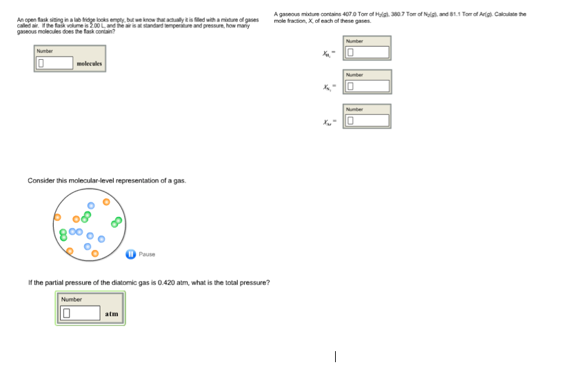 Solved An open flask sitting in a lab fridge looks empty,bit | Chegg.com