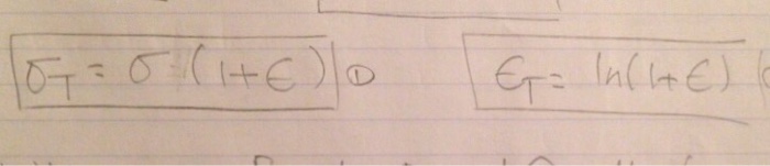 Solved sigma T = sigma (1 + epsilon ) epsilon T = In ( 1 + | Chegg.com