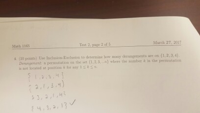 Solved Use Inclusion Exclusion to determine how many | Chegg.com