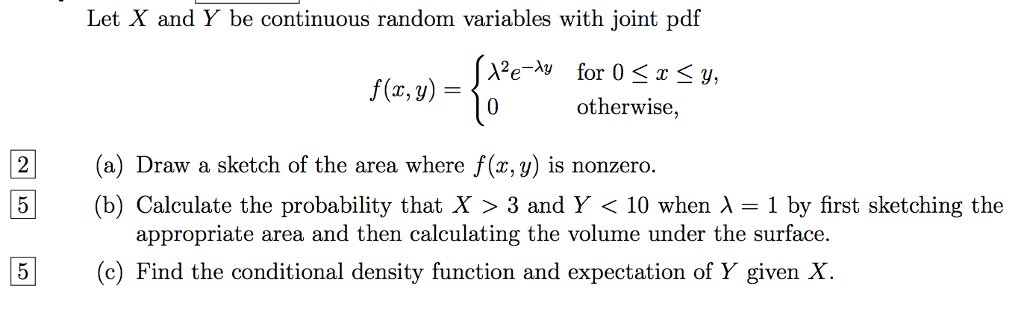 Solved Let X and Y be continuous random variables with joint | Chegg.com