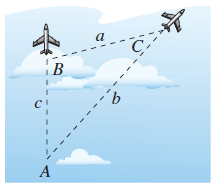 Solved To determine the distance between two aircraft, a | Chegg.com
