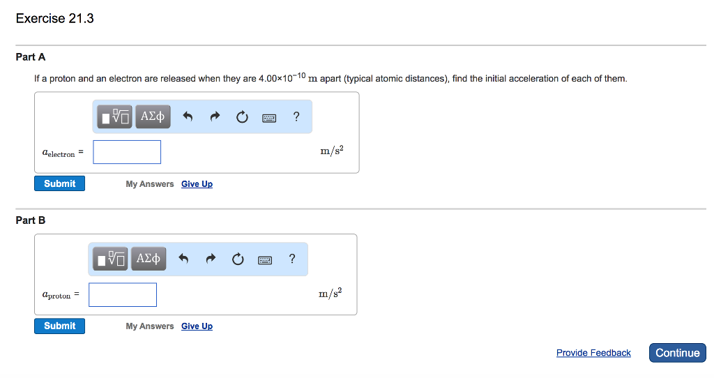 Solved If a proton and an electron are released when they | Chegg.com