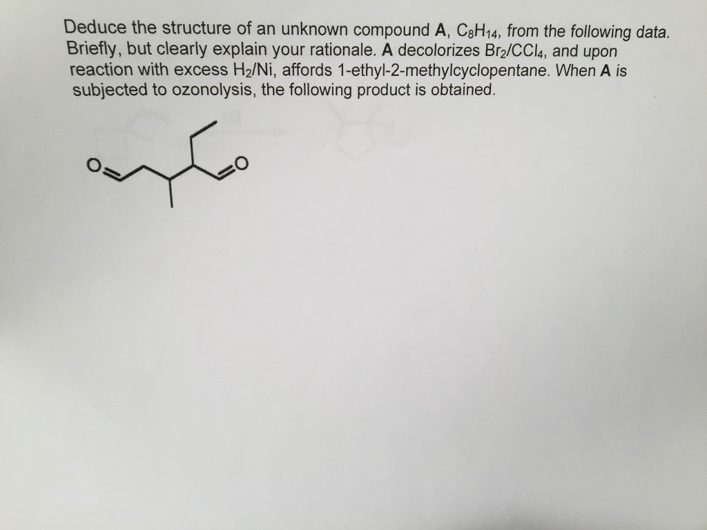 Solved Briefly explain why when cyclopentene is treated with | Chegg.com