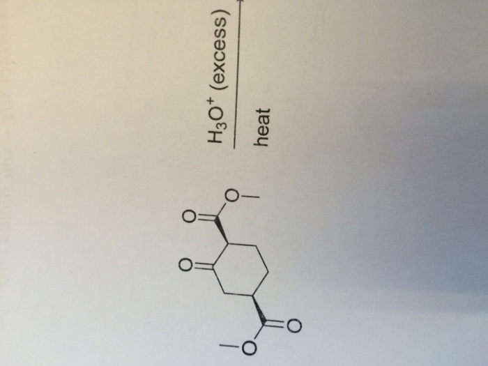 Solved H30* (excess) l heat | Chegg.com